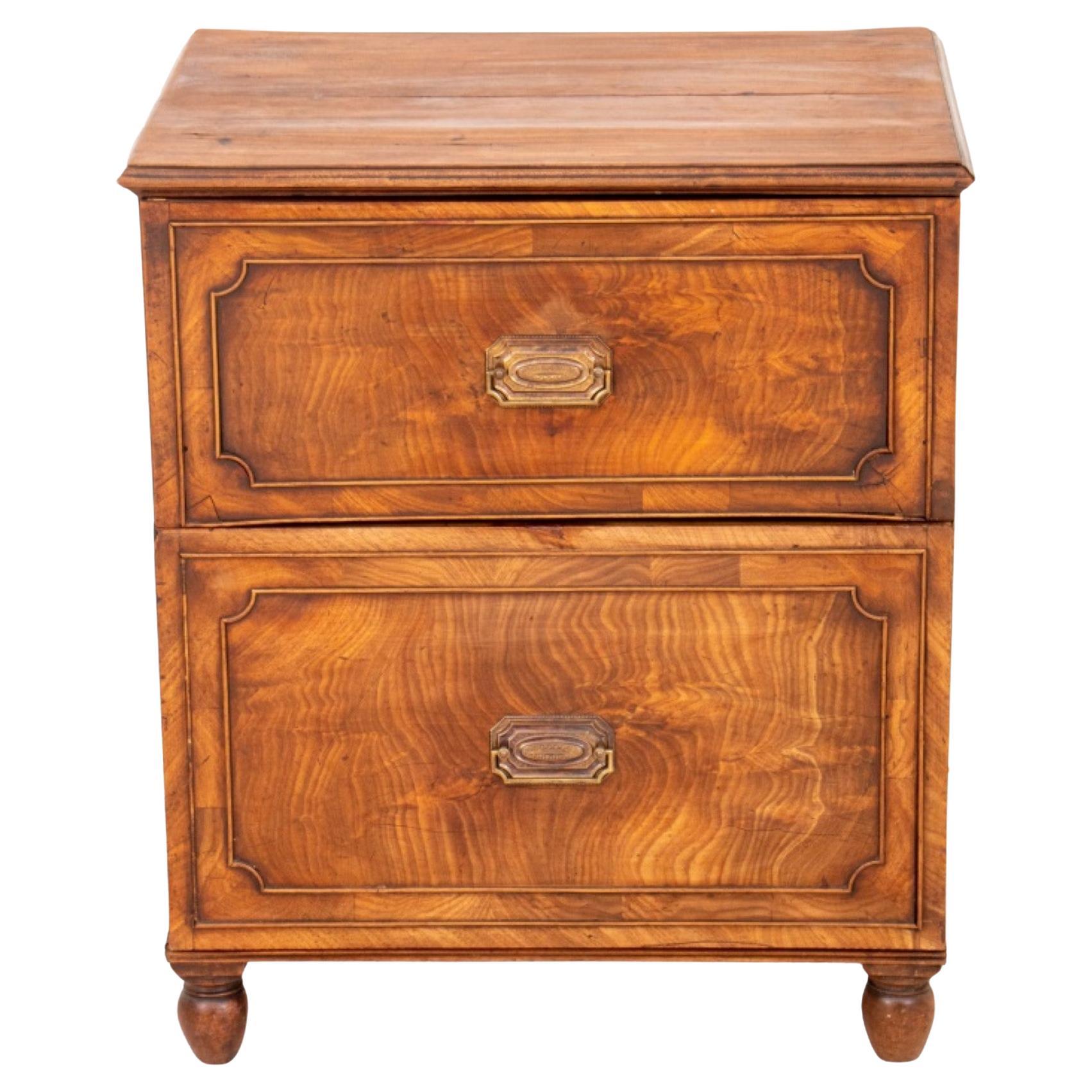 Oak Two Drawer File Cabinet For Sale at 1stDibs