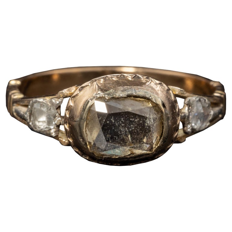 Georgian Table Cut Diamond Ring For Sale at 1stDibs
