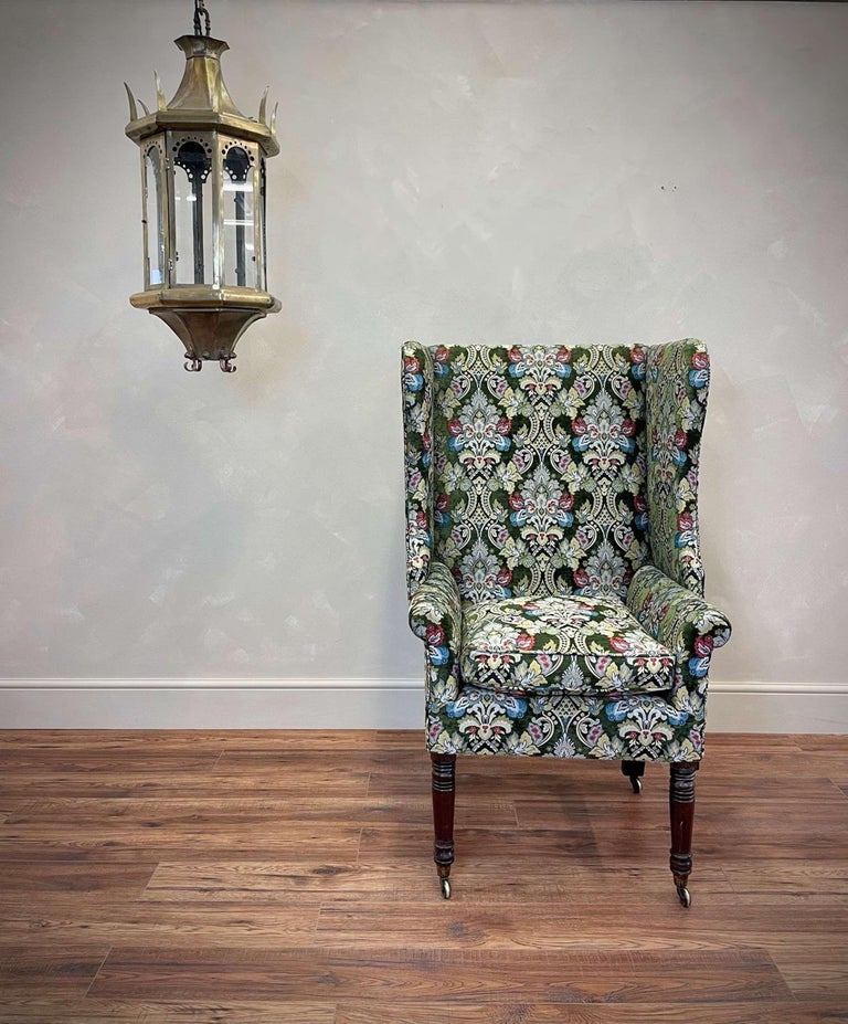 Georgian Wingback Armchair For Sale at 1stDibs
