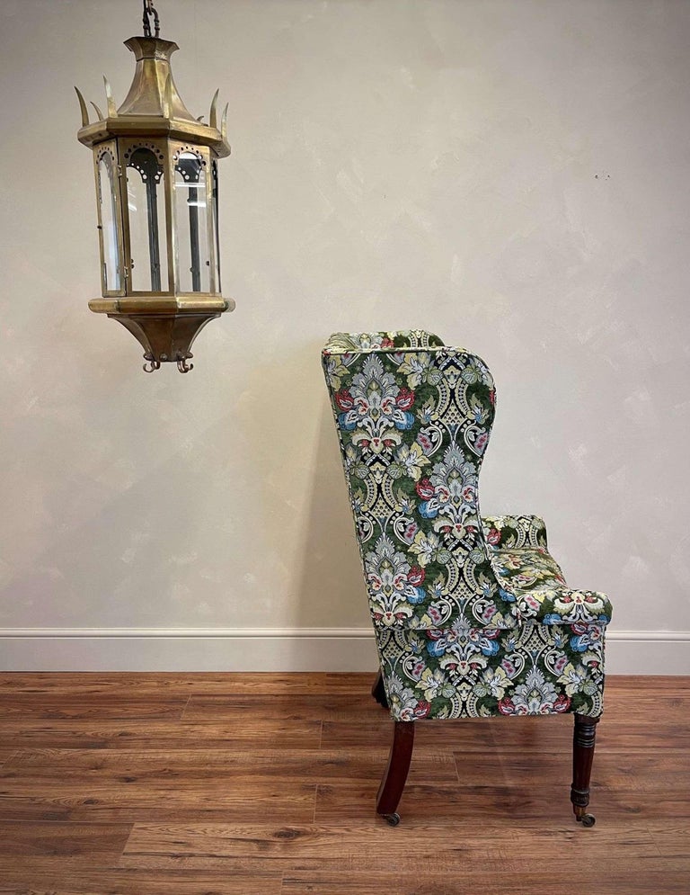 Georgian Wingback Armchair For Sale at 1stDibs