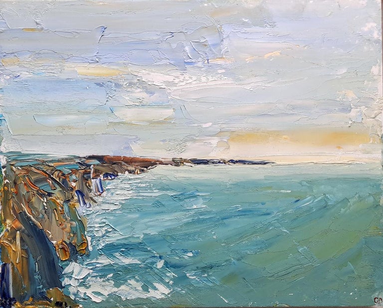 Georgie Dowling - Evening at St Agnes, Cornwall by Georgie Dowling ...