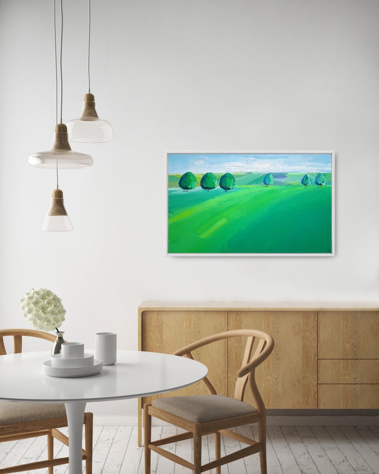 Georgie Dowling - Six Spring Trees, Georgie Dowling, Contemporary ...