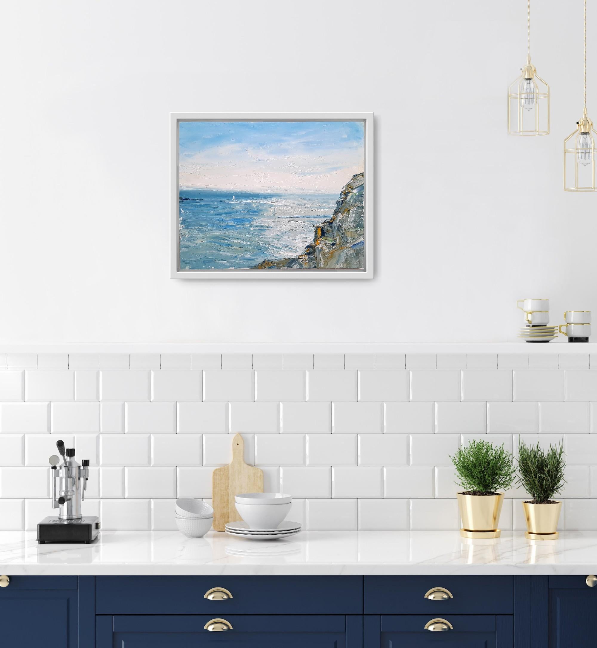 Georgie Dowling - Sparkling Sea, Gower Peninsula by Georgie Dowling ...