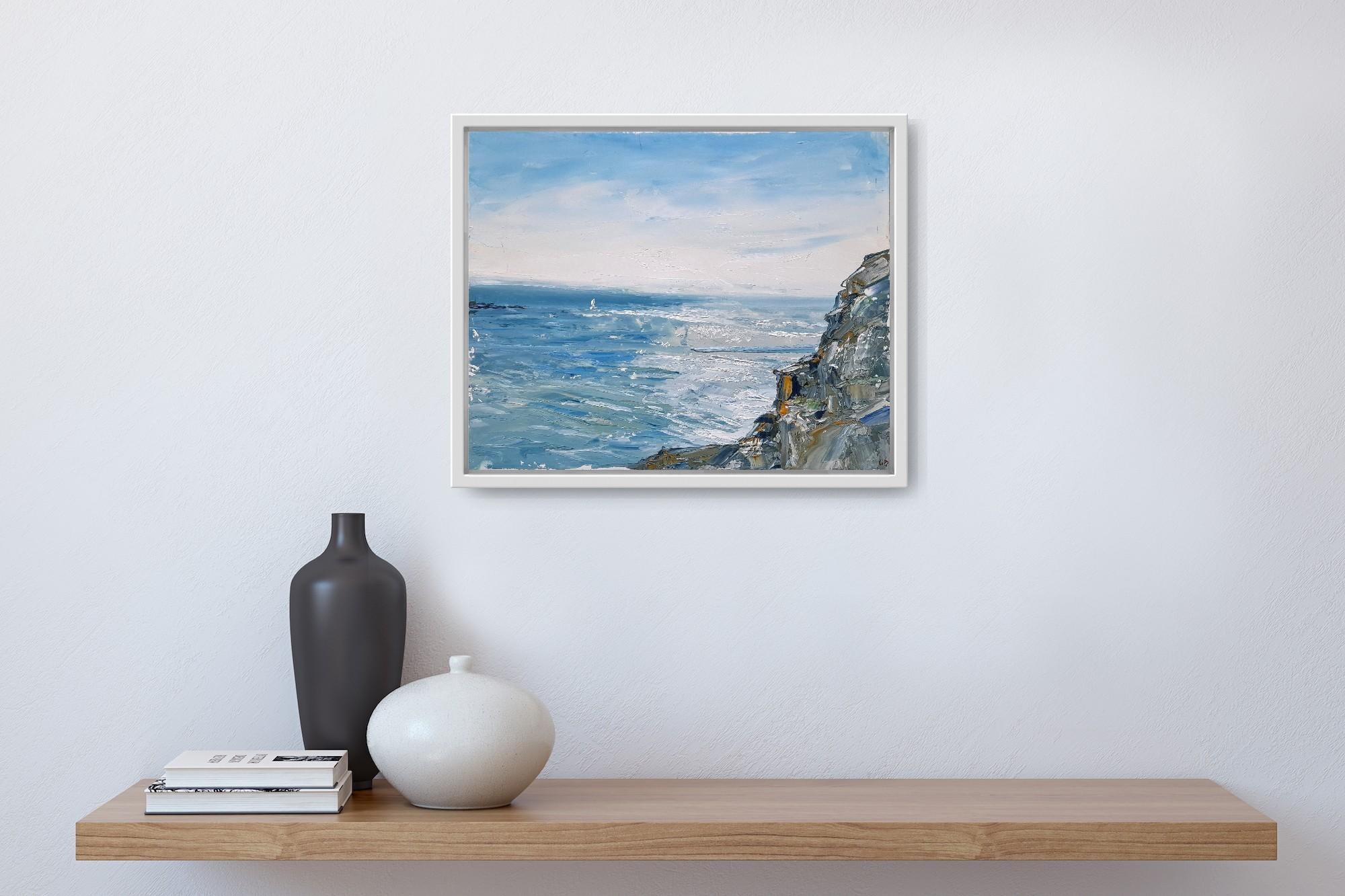 Georgie Dowling - Sparkling Sea, Gower Peninsula by Georgie Dowling ...