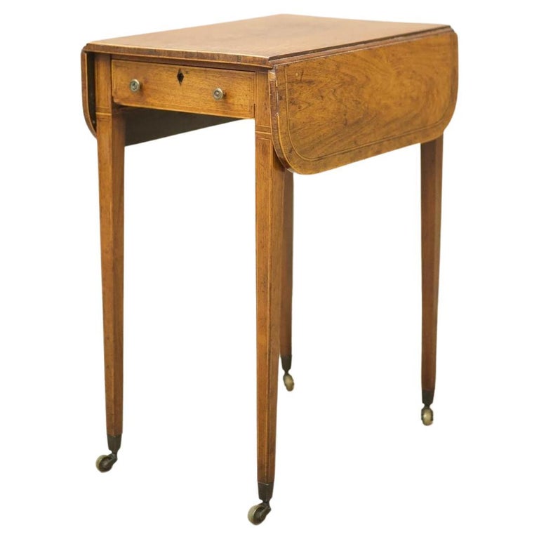 Georgina mahogany fold down table For Sale at 1stDibs