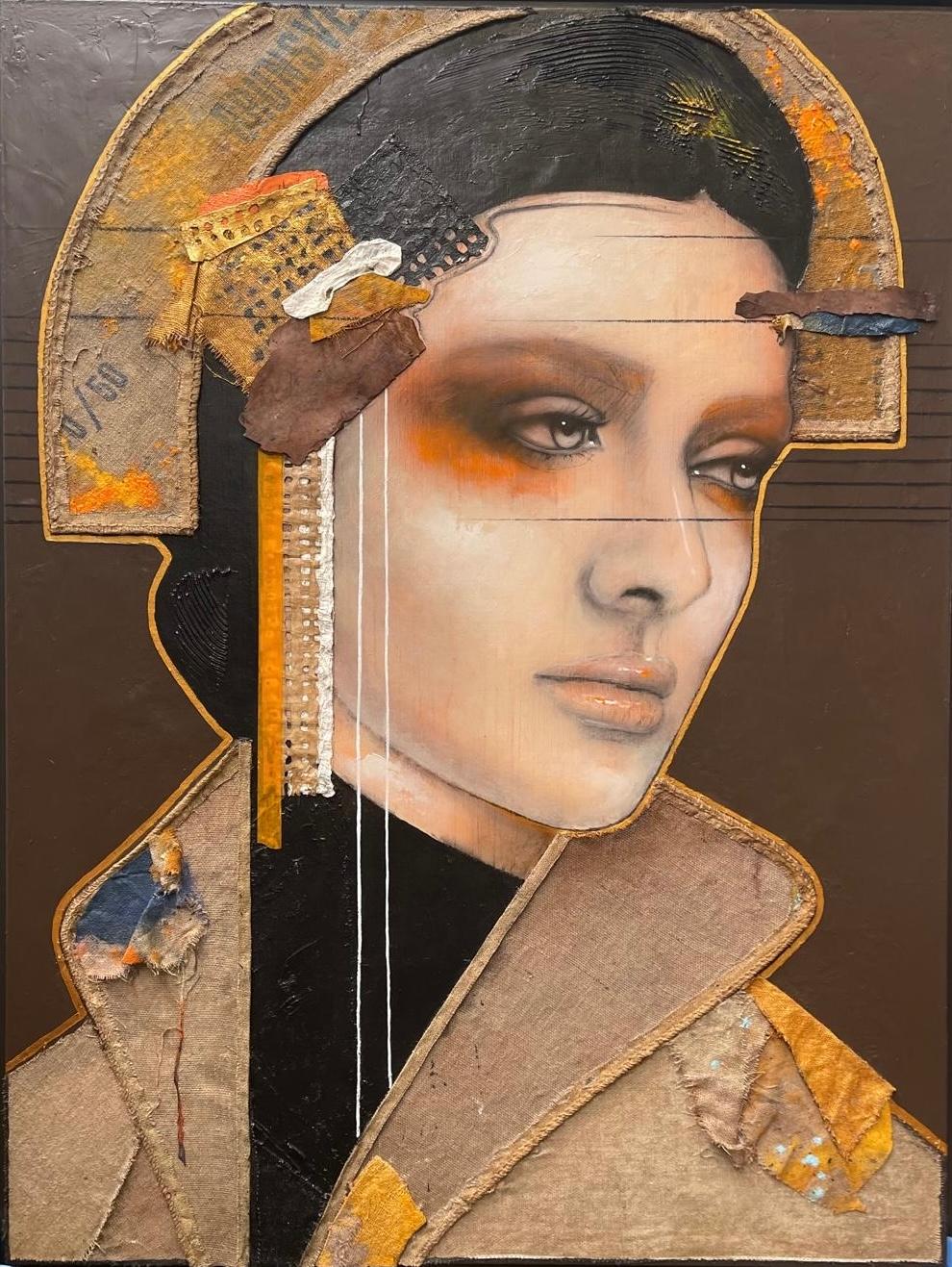 Ger Doornink - Caeruleo - 21st Century, Contemporary, Female Portrait ...