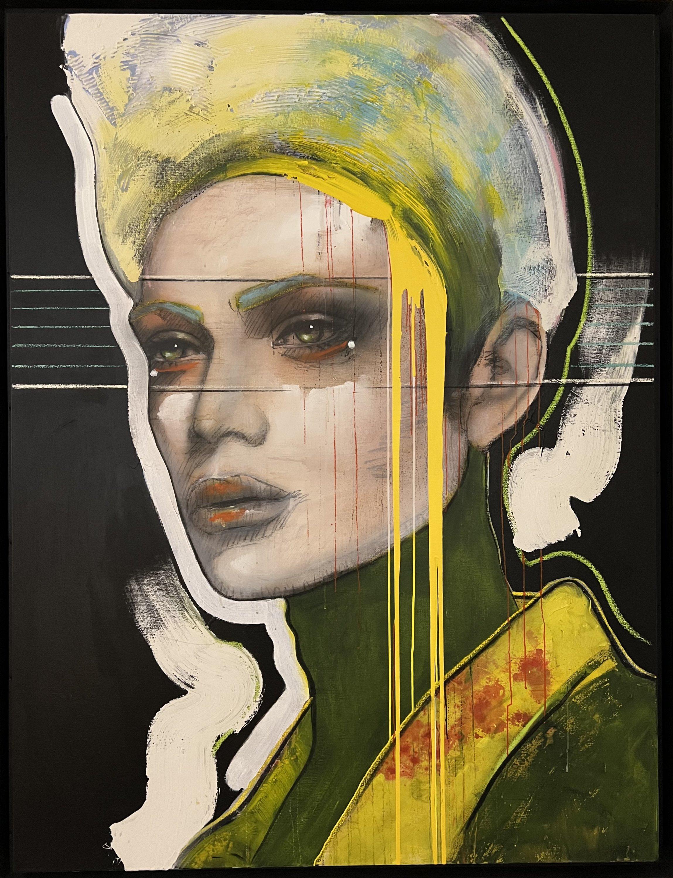 Ger Doornink - Minerva - 21st Century, Contemporary, Portrait Painting ...