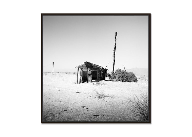 Gerald Berghammer - Abandoned Hut, desert, California, USA, black and ...