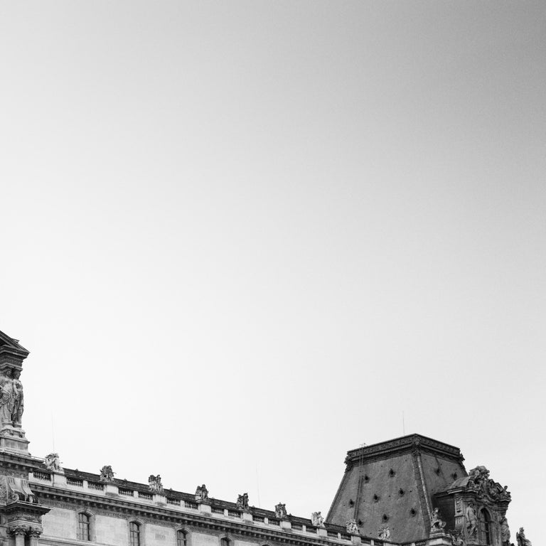 Gerald Berghammer - Pavillon Denon, Louvre, Paris, France, black and ...