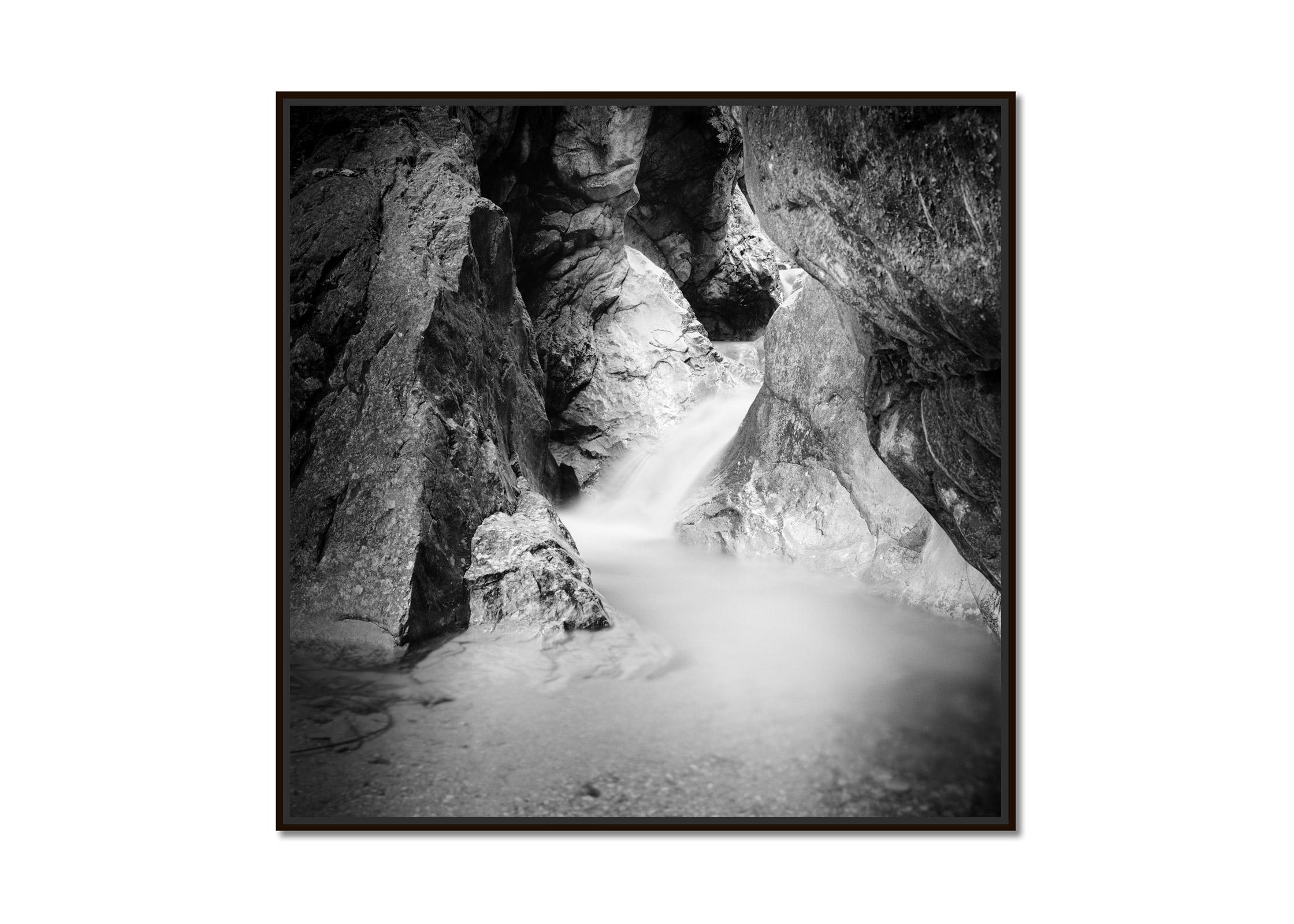 Gerald Berghammer - Wild Water Canyon, Mountain River, Waterfall, black ...