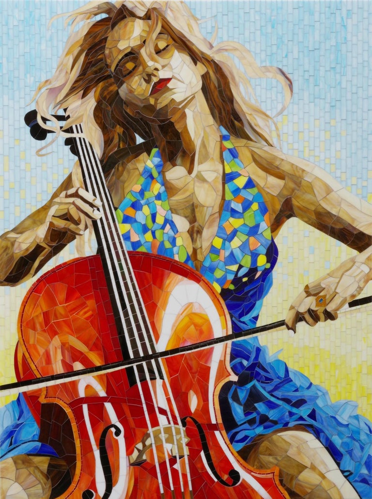 Gerald Davidson - Serenade, Glass and Mosaic Sculpture, 2021 For Sale ...
