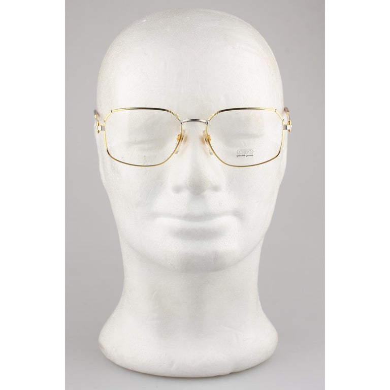 Gerald Genta Rare Vintage Unisex Gold Plated Eyeglasses New Old Stock ...