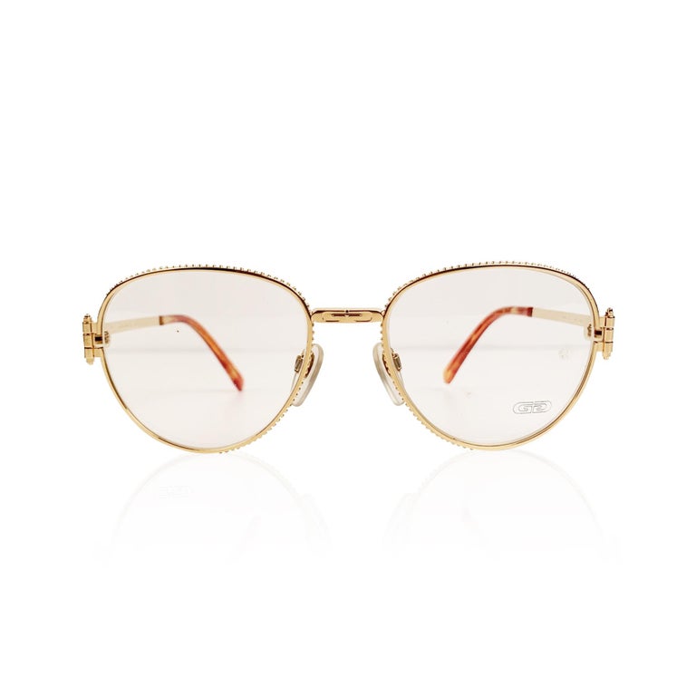 Gerald Genta Vintage Eyeglasses Gold Plated Gefica 03 Frame 140 mm For ...