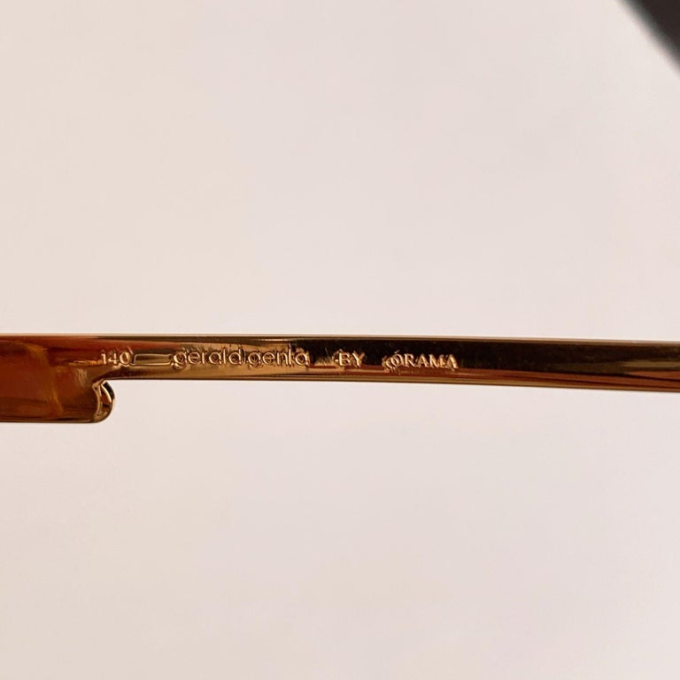 Gerald Genta Vintage Eyeglasses Gold Plated Gefica 03 Frame 140 mm For ...
