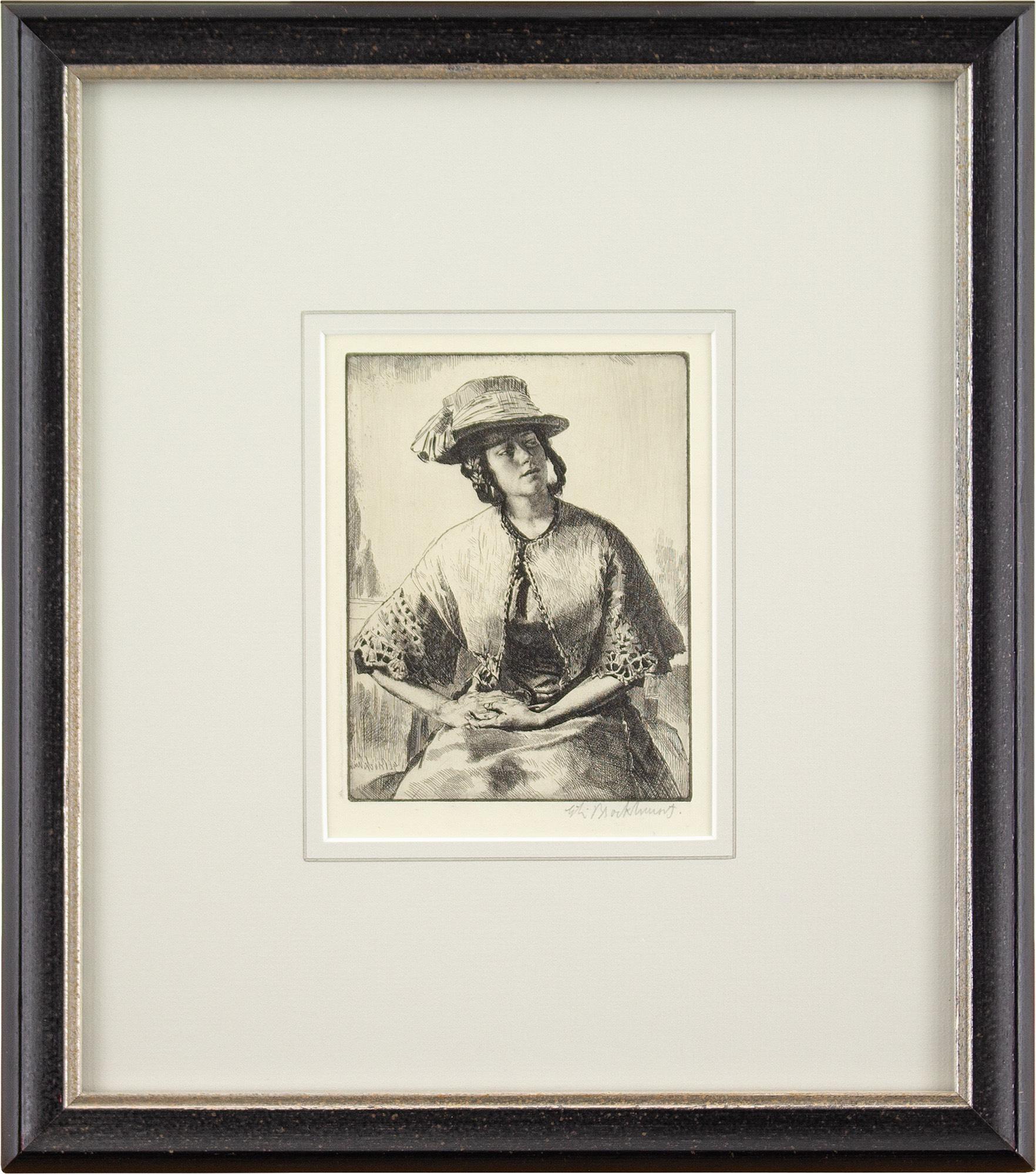 McKenney & Hall - "Yellow Thunder" Chippewa Chief Lithograph Portrait ...