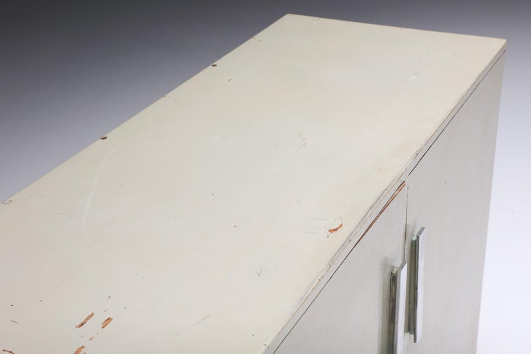 Gerald Summers Modernist Side Board, Grey Painted Wood, 1930s For Sale ...