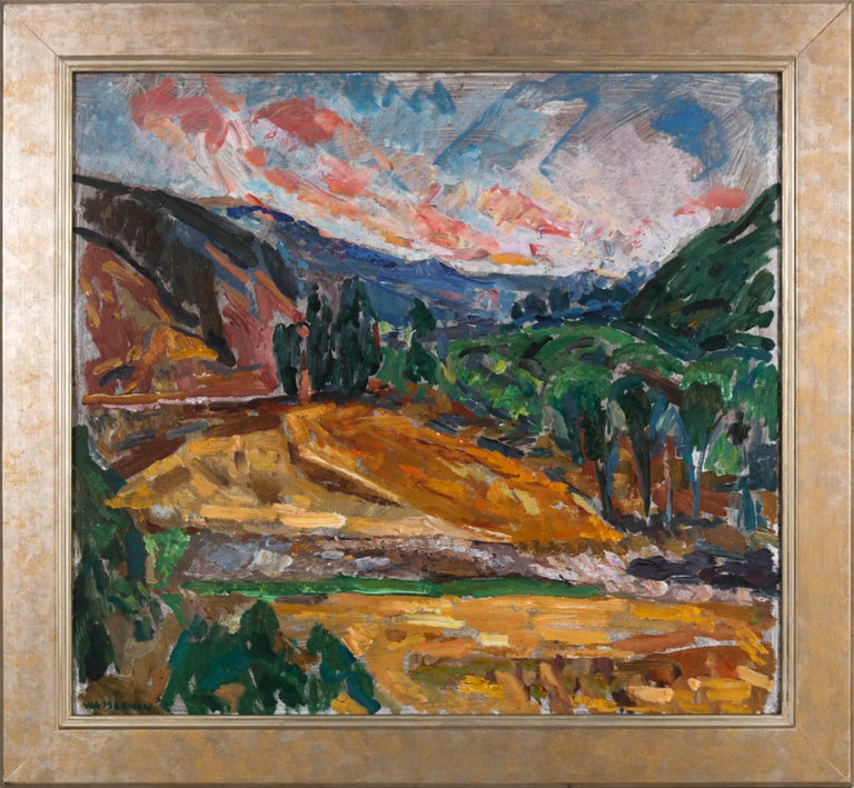 Gerald Wasserman - Expressive California Mountain Scene For Sale at 1stDibs