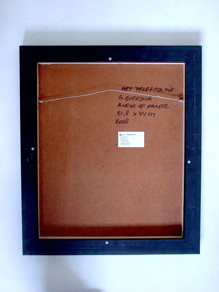 Gerard Boersma - Call, Painting, Acrylic on Wood Panel For Sale at 1stDibs