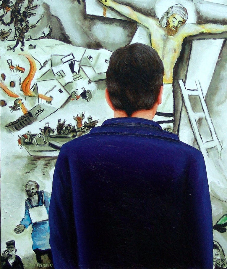 Gerard Boersma – Weiße Kreuzigung – Selbstporträt mit Marc Chagall ...
