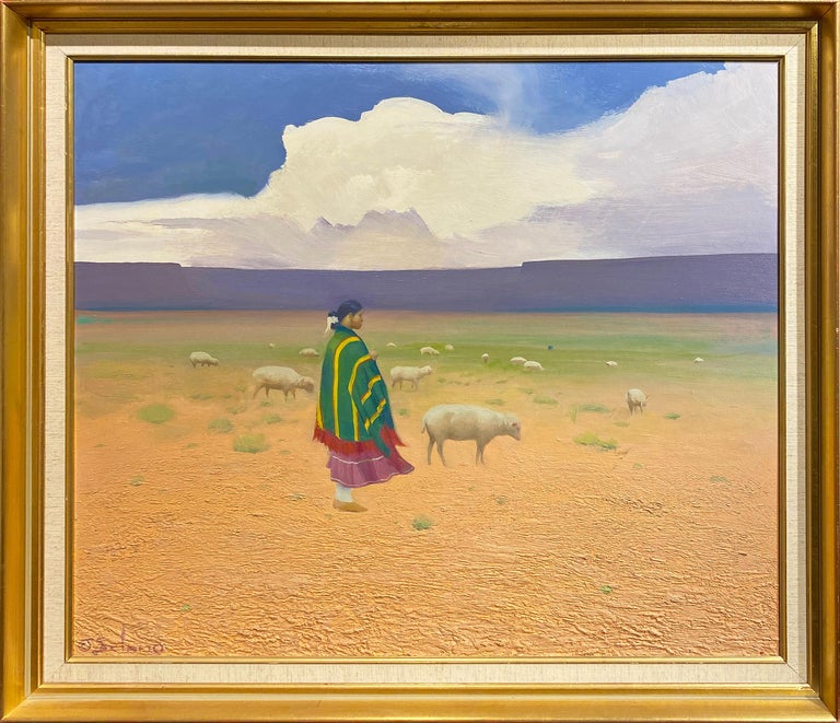 Gerard Curtis Delano - Storm Clouds Over the Desert For Sale at 1stDibs
