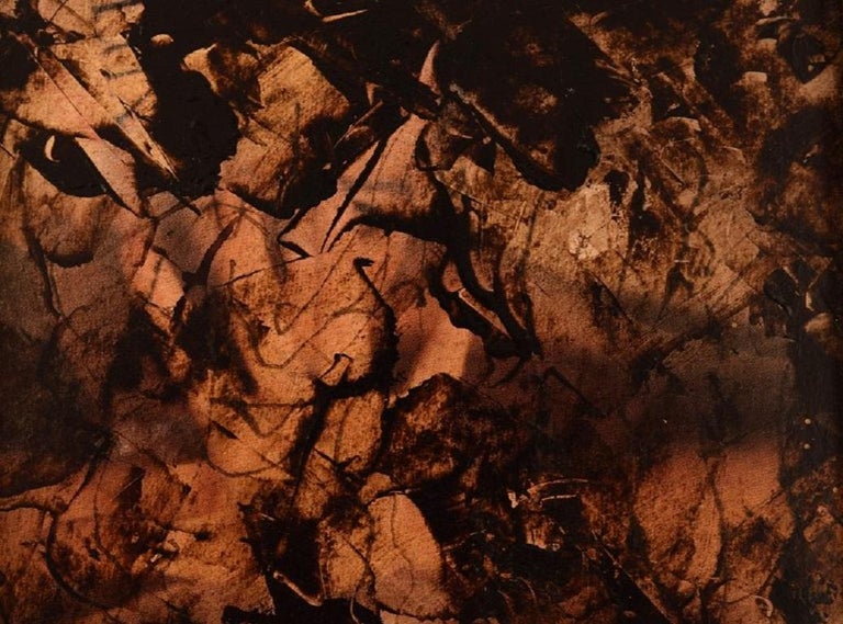 Gérard Cyne, French Artist, Oil on Board, Abstract Composition For Sale ...