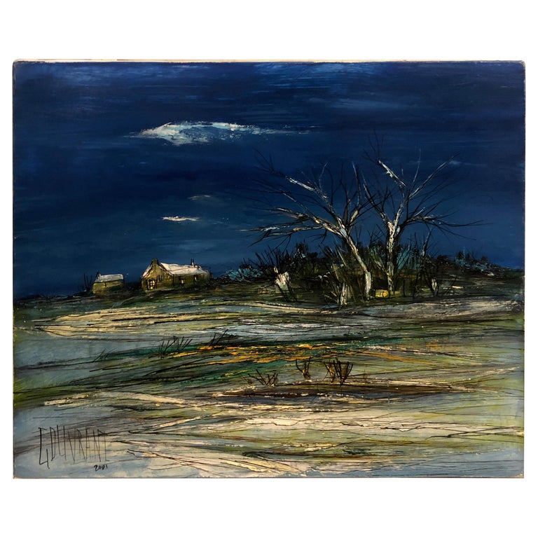 Gerard Gouvrant, "The Isolated Hamlet" Painting For Sale at 1stDibs