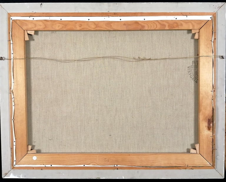 Gerard Lucas-Larsen - Waves Breaking - Large Mid 20th Century Oil on ...