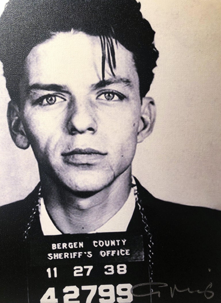 Gerard Marti - Frank Sinatra Mugshot - Limited Edition Giclée Print on ...