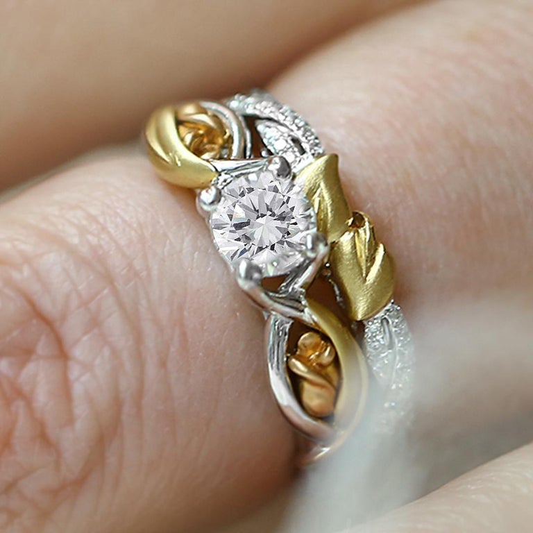 Gerard McCabe Fleur De Lis Diamond Anniversary or Dress Ring in 18 ...