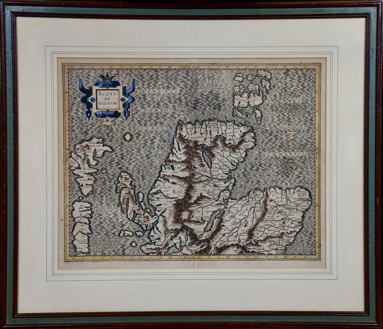 Gerard Mercator - Northern Scotland: 16th Century Hand-colored Map by ...
