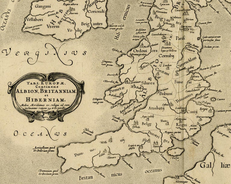 Gerard Mercator - Map of ancient Great Britain, Scotland, Ireland by ...