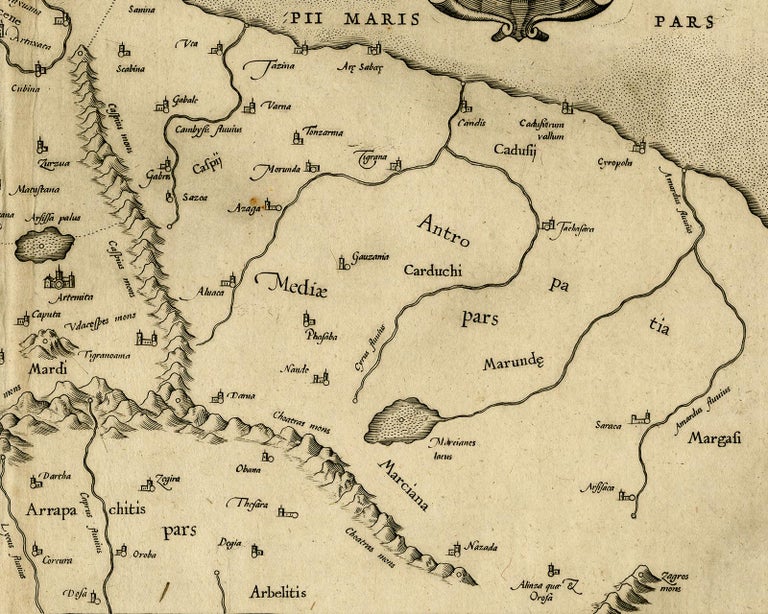 Gerard Mercator - Old map of Georgia, Armenia and Azerbaijan by ...