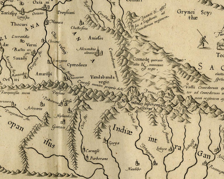 Gerard Mercator - Old map of Himalayas, N. India and Afghanistan by ...