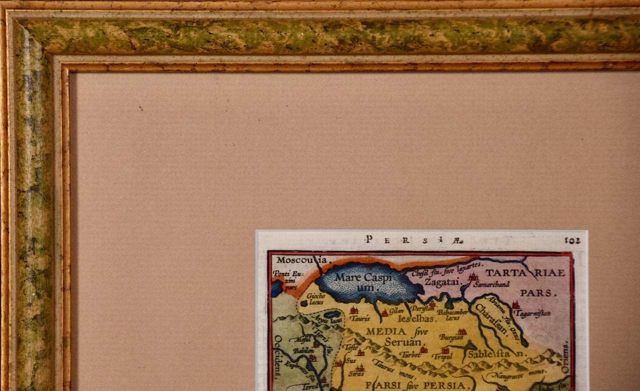 Gerard Mercator - Persia: A 16th Century Hand-Colored Map by Mercator ...