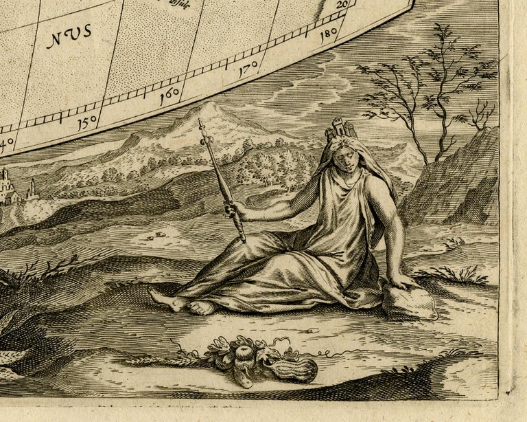 Gerard Mercator - Very decorative world map of the ancient world by ...