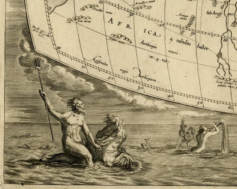 Gerard Mercator - Very decorative world map of the ancient world by ...
