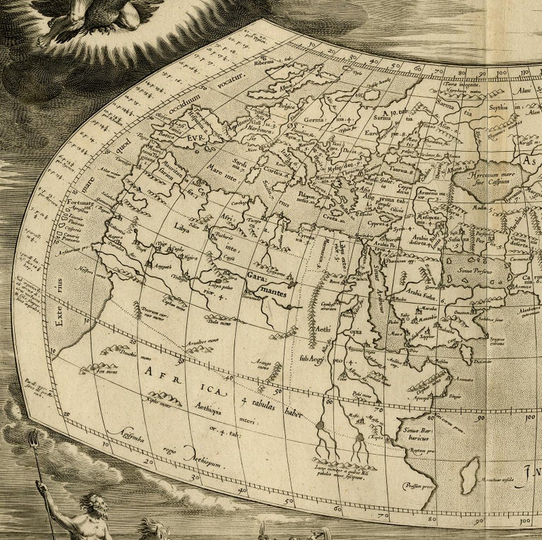 Gerard Mercator - Very decorative world map of the ancient world by ...