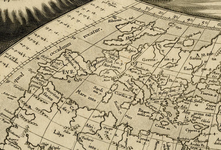Gerard Mercator - Very decorative world map of the ancient world by ...