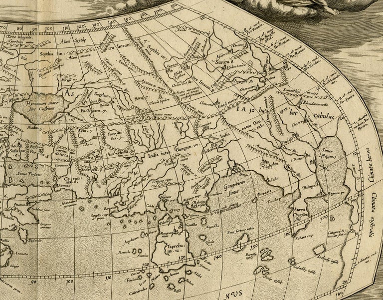 Gerard Mercator - Very decorative world map of the ancient world by ...
