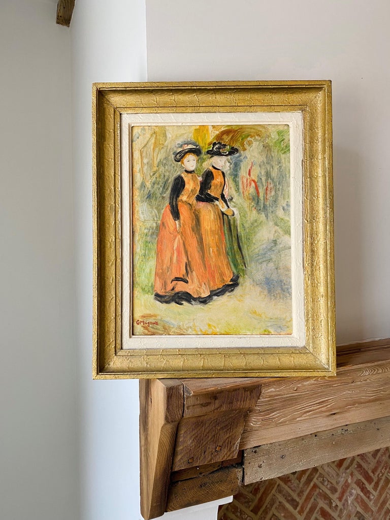 Gérard Mignot - French impressionist painting - Les Elegantes - Degas ...