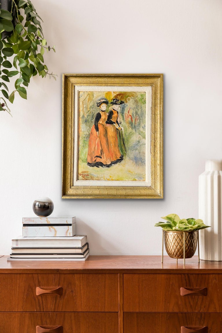 Gérard Mignot - French impressionist painting - Les Elegantes - Degas ...