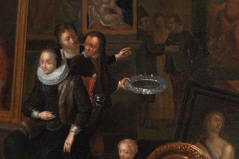 The artist's studio - 17th c. Antwerp school For Sale at 1stDibs