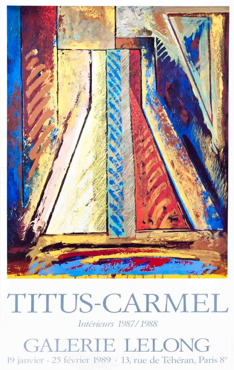 Gerard Titus-Carmel - 1989 Gerard Titus-Carmel 'Interieurs' Multicolor ...