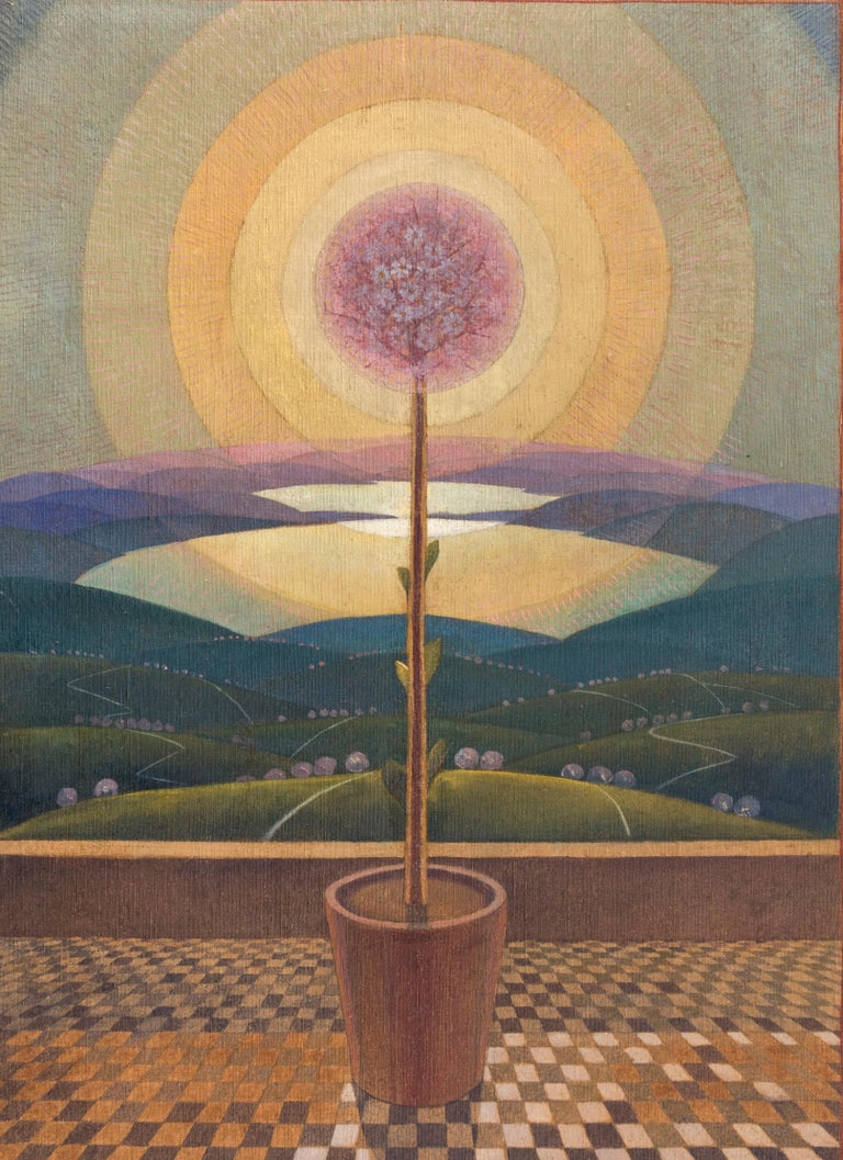 Gerardo Dottori - Landscape - Original Tempera by Gerardo Dottori ...