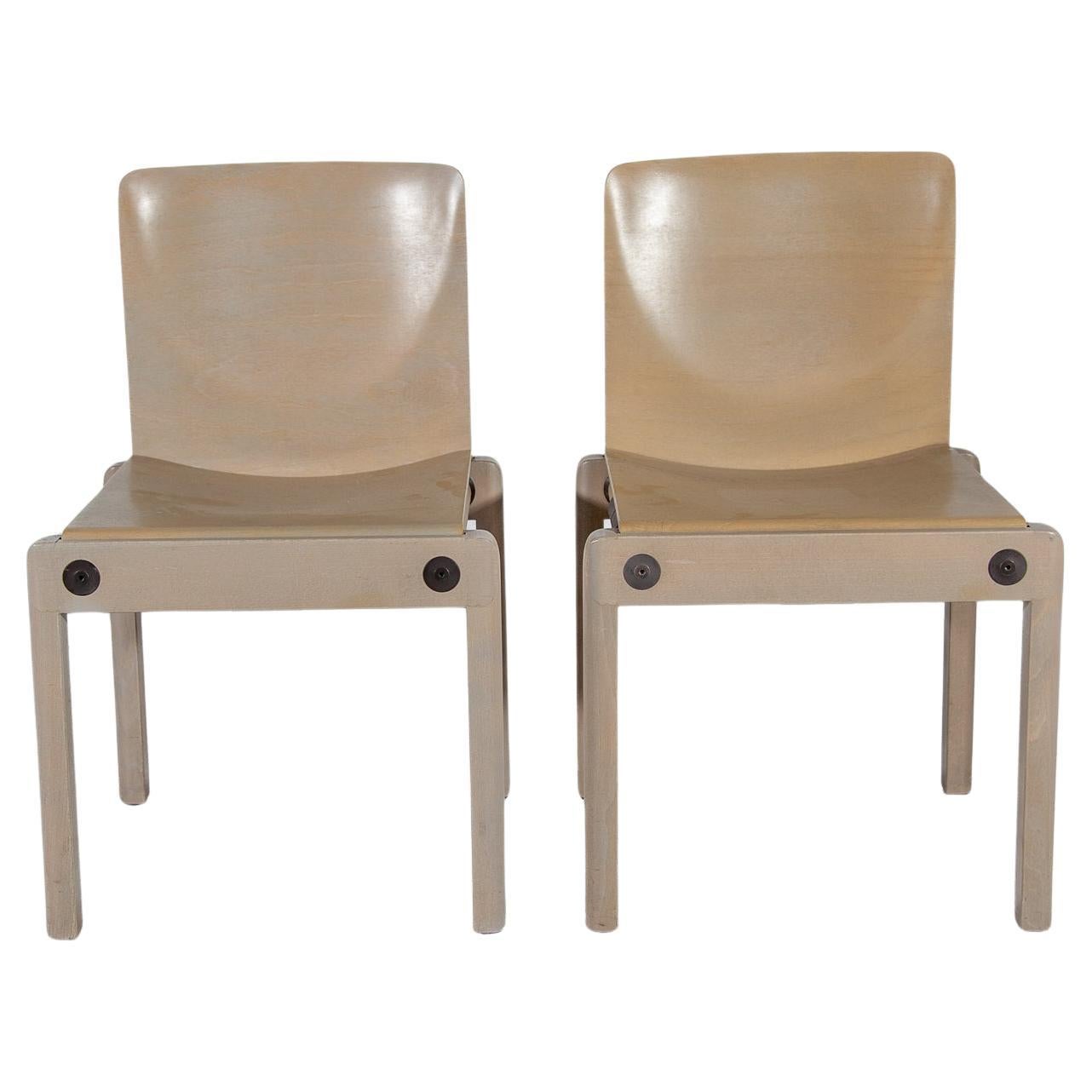 Gerd Lange Sculptural Plywood 1970s Chairs, Germany Design For Sale at ...