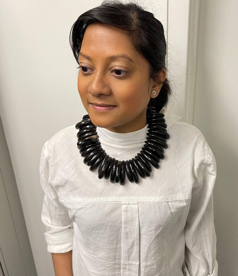 Gerda Lynggaard for Monies Statement Horn Necklace Denmark Estate Fine ...