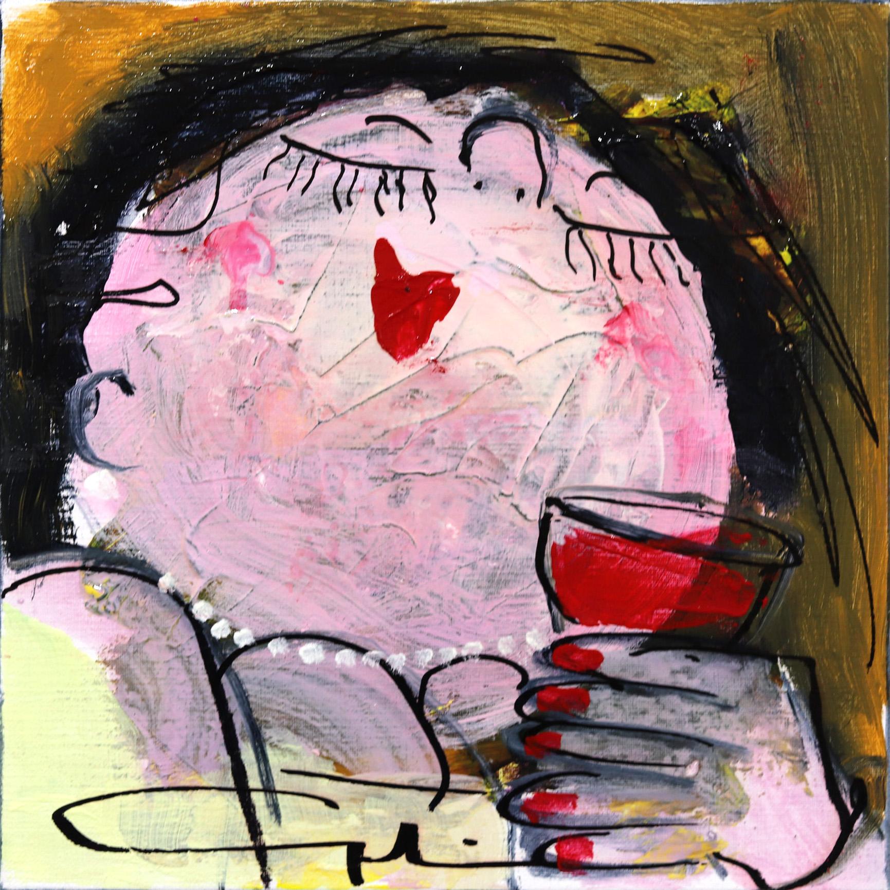 Gerdine Duijsens - Sipping Merlot (Happy Single 5) at 1stDibs