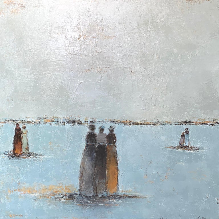 Geri Eubanks - Whispers by Geri Eubanks, Impressionist Oil on Canvas ...