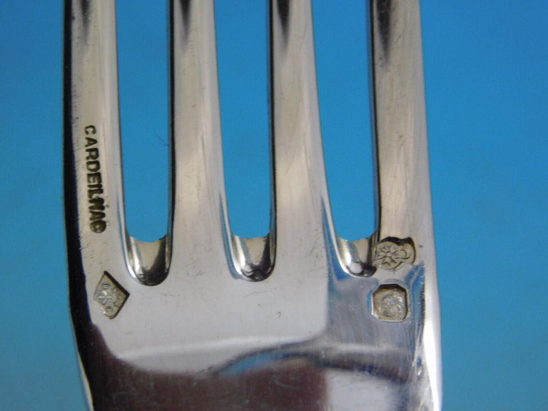 Germain by Christofle / Cardeilhac Sterling Silver Flatware Service Set ...