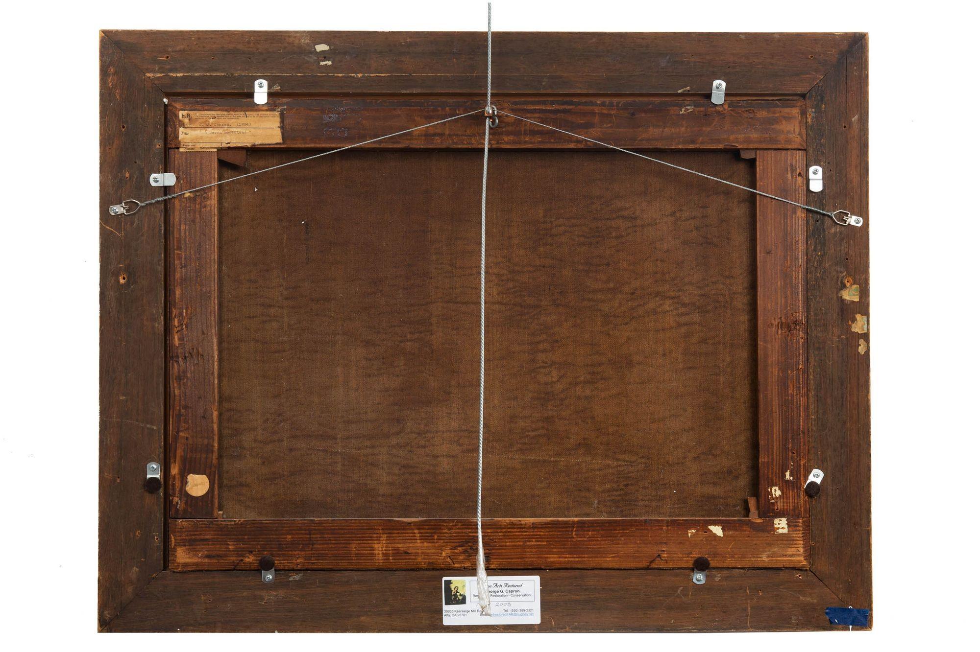 German 1884 Landscape Painting of “Dutch Homestead” by Joseph Jansen ...